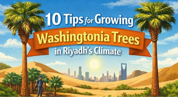 10 Tips for Growing Washingtonia Trees in Riyadh’s Climate